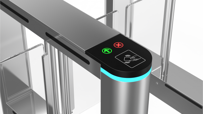 Powerful Swing Electronic Turnstile Gates Secure Access Control System ...