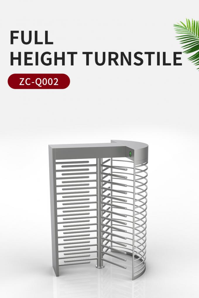 Pedestrian High Security Turnstile , 500mm Barrier Ticket Full Body ...