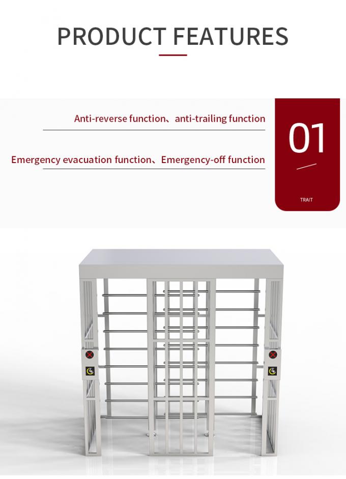 Four Arm Full Height Turnstile