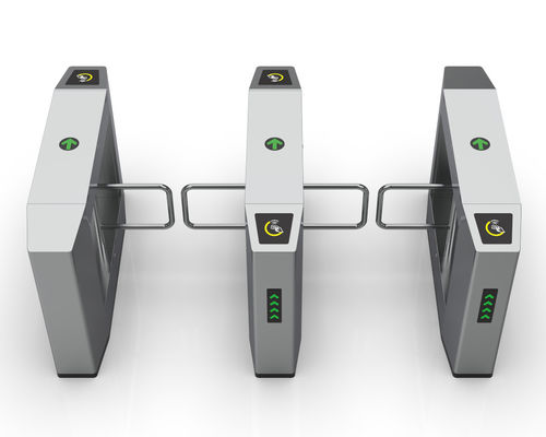 Silver Turnstile Swing Gate Arm Barrier Access Control Security Indoor ...