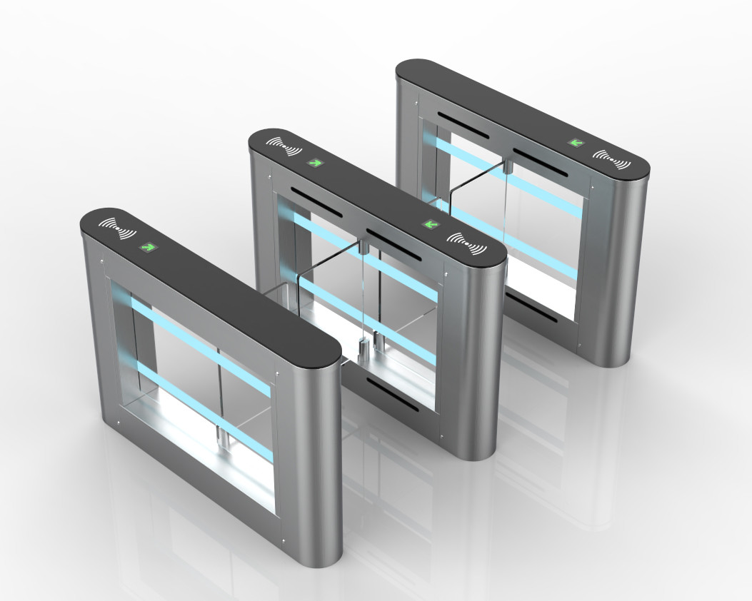 QR Code Speed Gate Turnstile Access Control With Brushless DC Motor