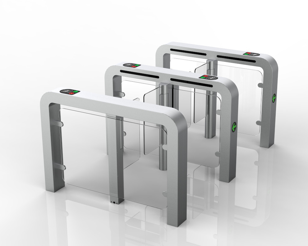 Speed Turnstile Pedestrian Barrier Gate Remote Control Mode Stainless Steel